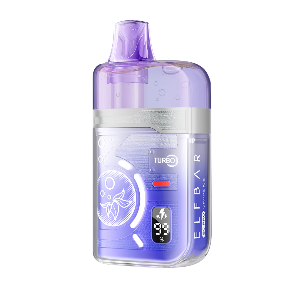 Pod descartable Elfbar BC PRO 45000 Puffs Grape Ice | Tienda Vapor